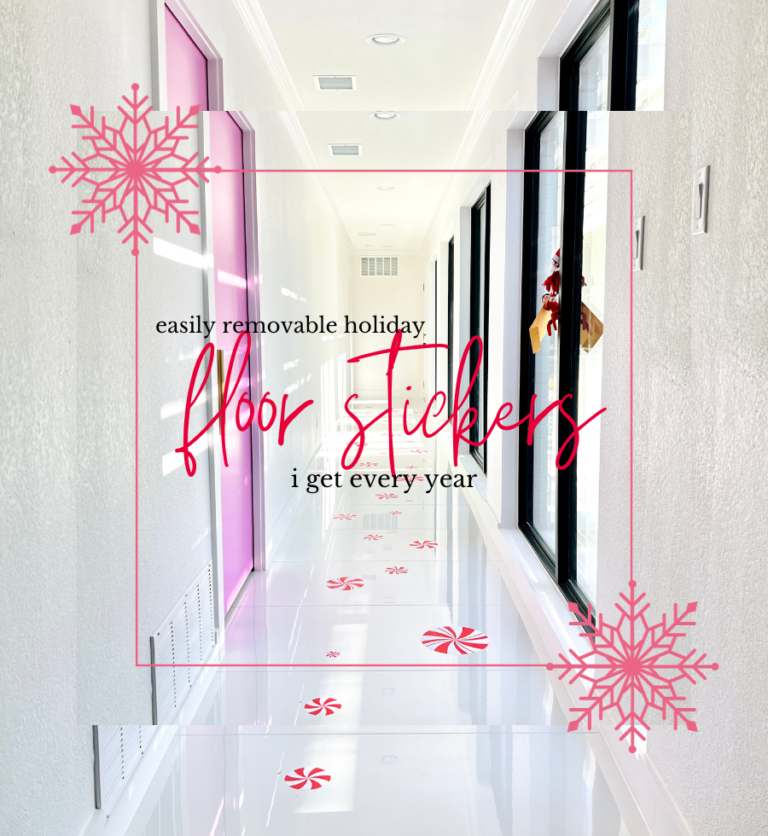 Holiday Floor Stickers - Style Duplicated
